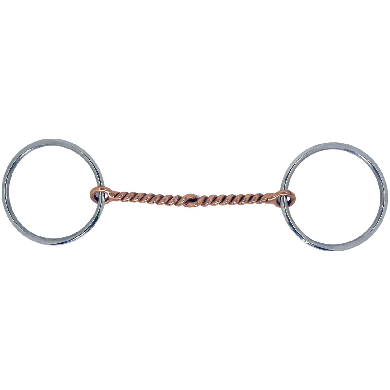 Copper Twisted Wire Loose Ring Bit, 5" | Saddles Canada