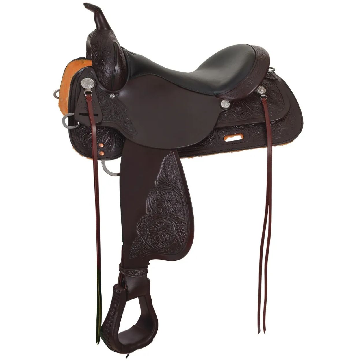 Circle Y High Horse Mineral Wells Trail Saddle, 18", Wide Tree ...