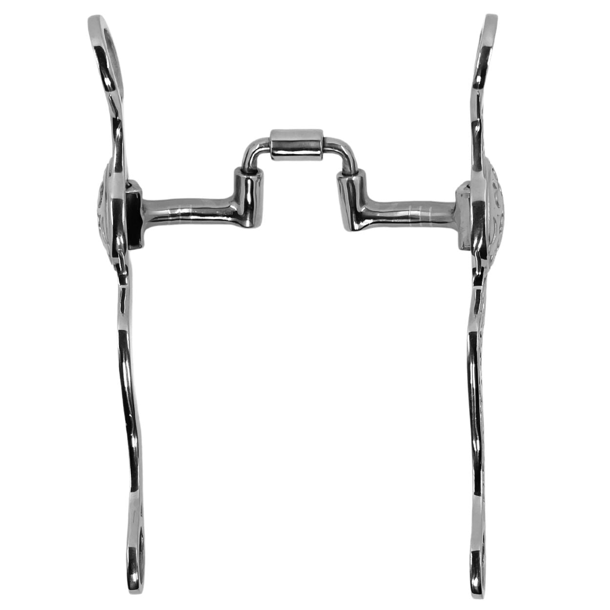 Myler Embossed Show Shank Correctional Medium Ported Barrel Bit, 5 ...