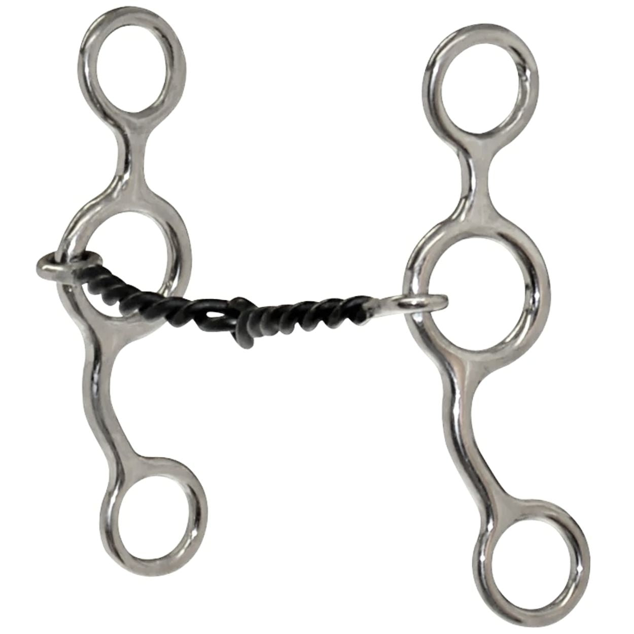 Diamond R Jr Cowhorse Twisted Wire Bit, 5" | Saddles Canada