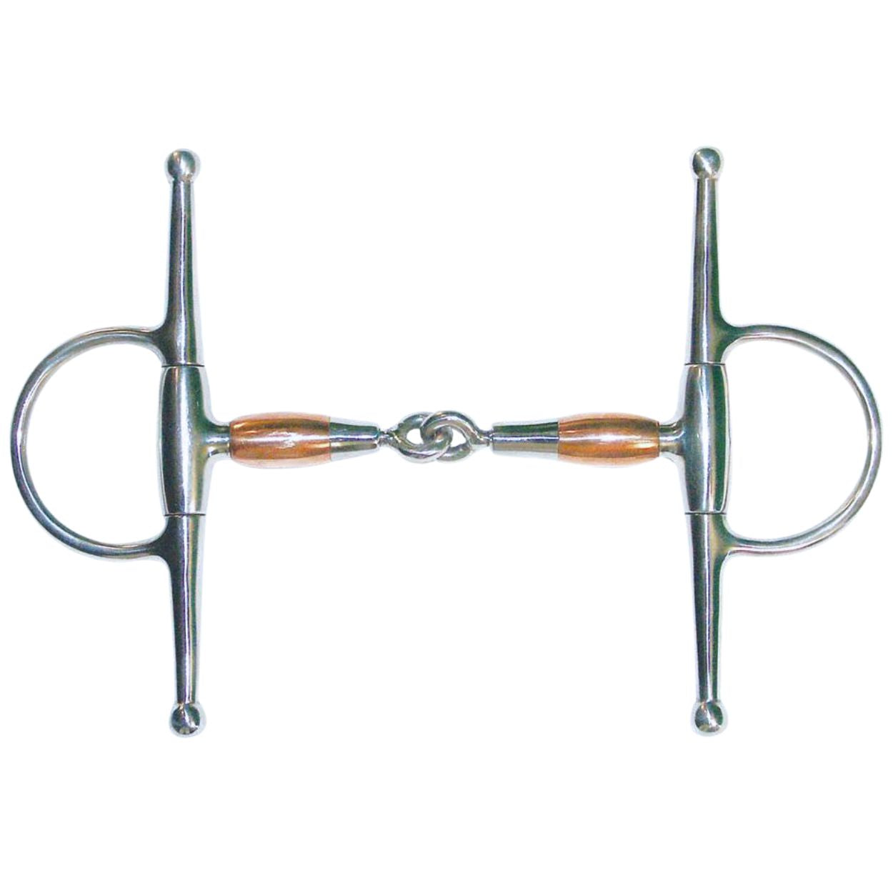 Robart Pinchless Full Cheek Snaffle Roller Bit, 5" | Saddles Canada