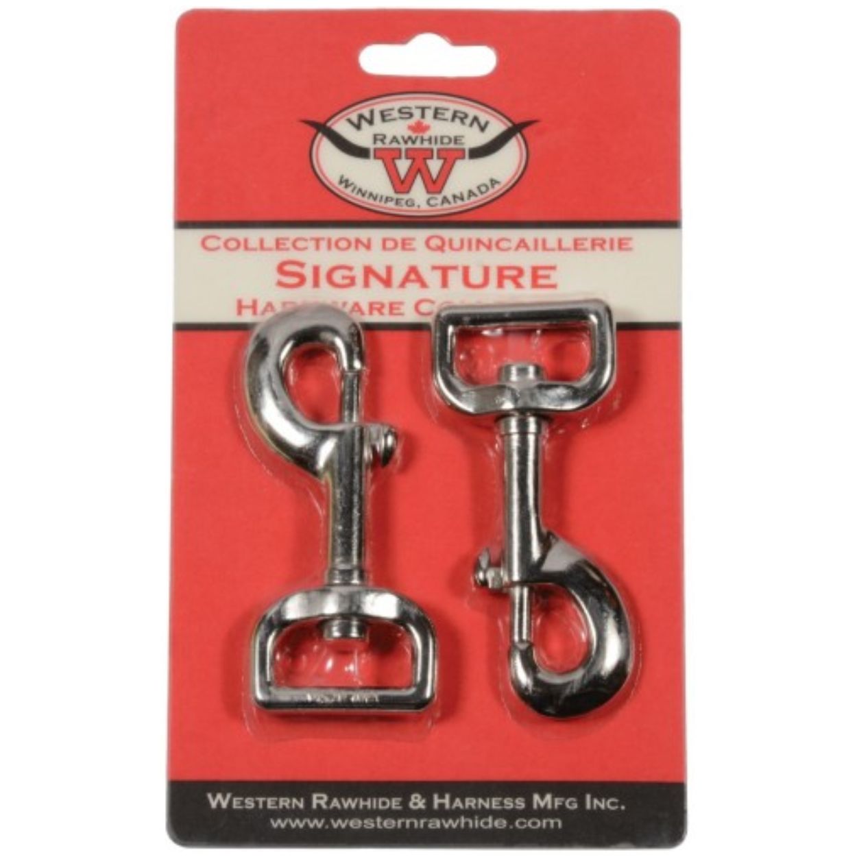 Western Rawhide 1" Bolt Snaps, 2 Packs | Saddles Canada