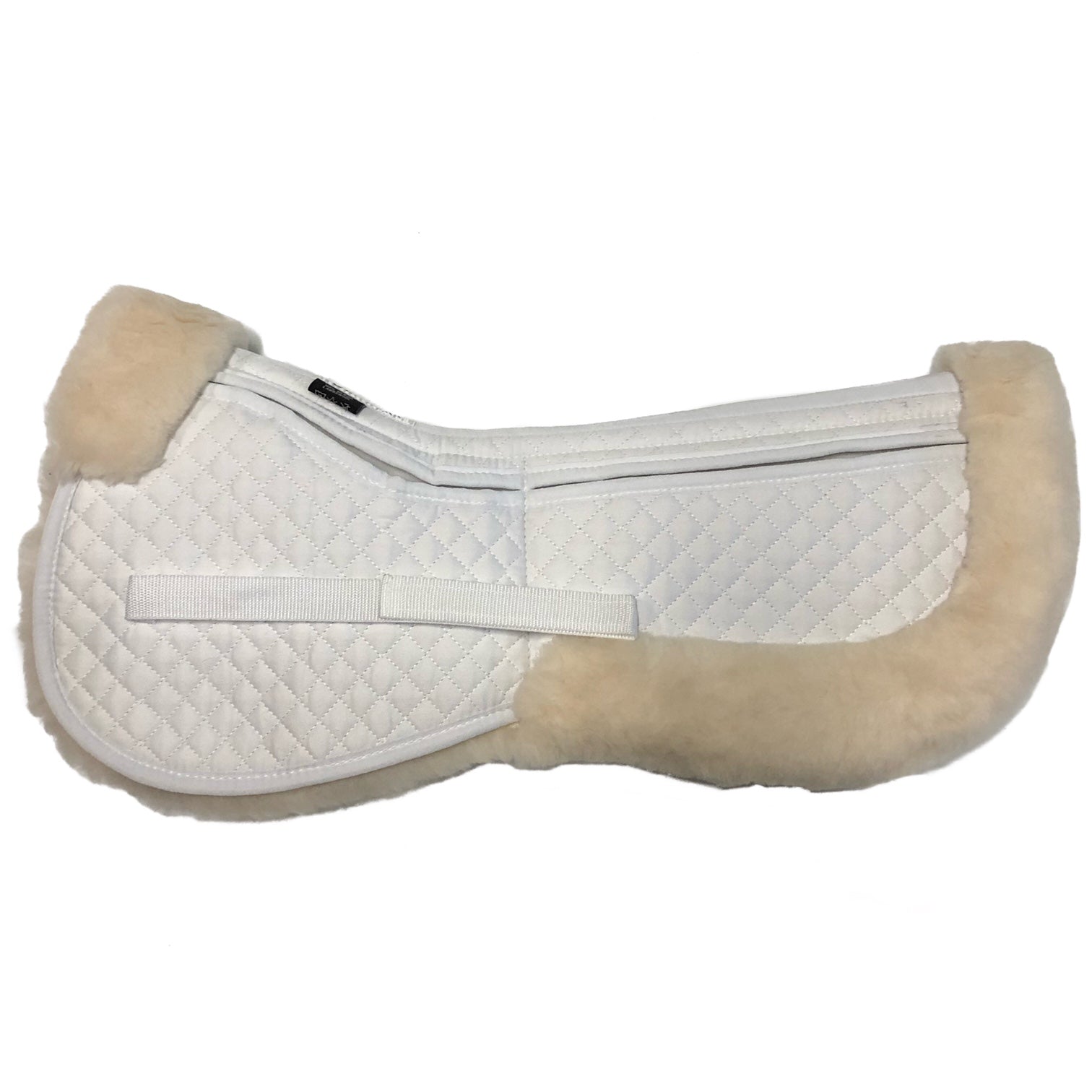 Century Lambswool Correction Half Pad, White | Saddles Canada