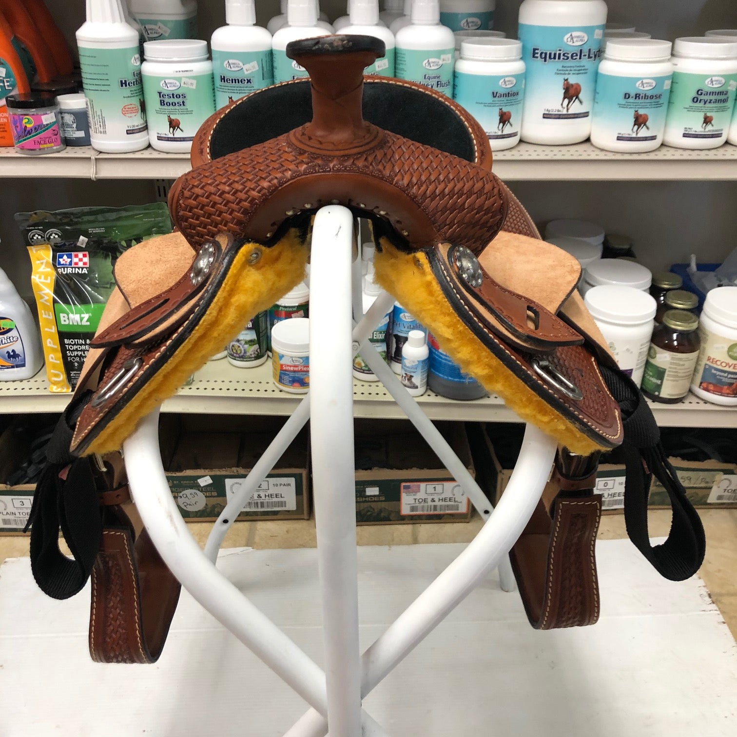 Country Legend(by Western Rawhide) Little Basket Pony Saddle, 10 ...